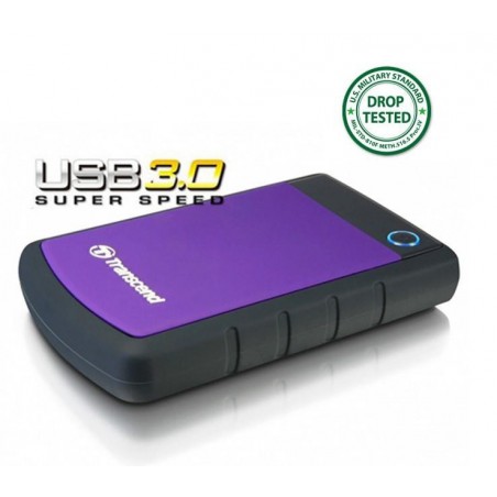 Transcend StoreJet 25H3P 1TB ext. HDD 2.5' USB 3.0, SW Elite, antishock ...