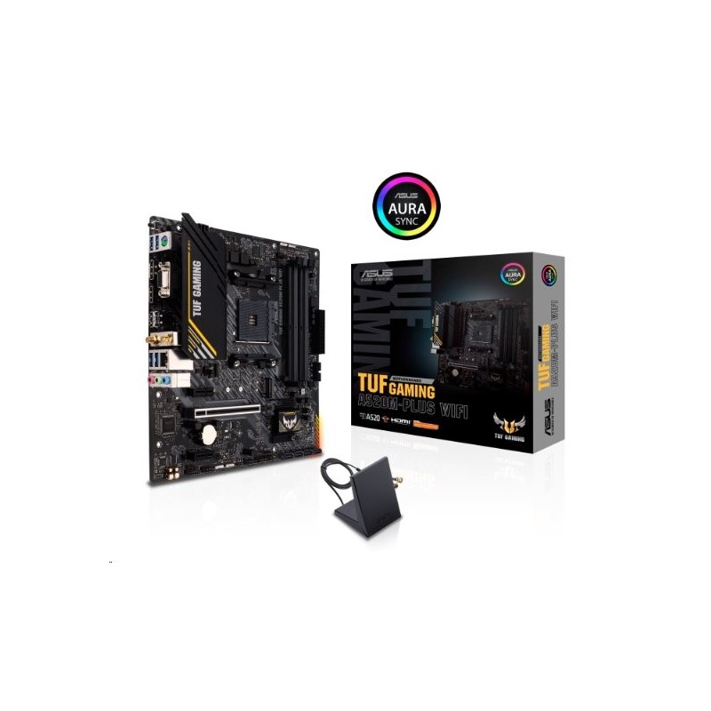 ASUS TUF GAMING A520M-PLUS WIFI soc.AM4 A520 DDR4 mATX M.2 D-Sub HDMI ...