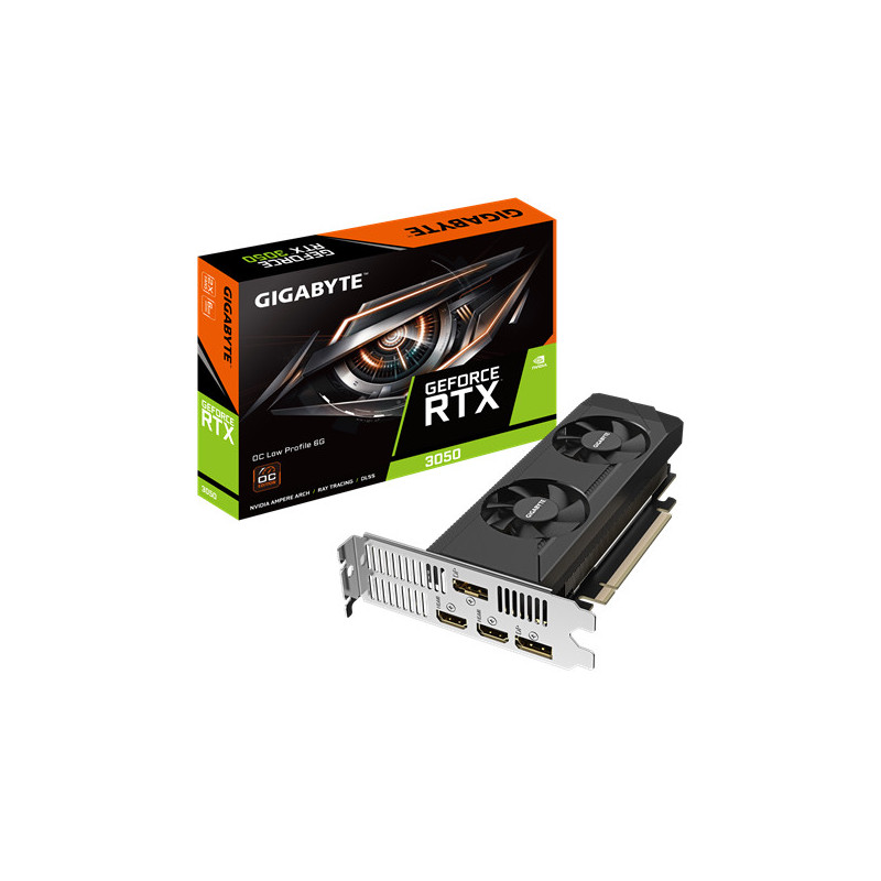 Gigabyte GeForce RTX 3050 OC Low Profile 6G GV-N3050OC-6GL - Axdata